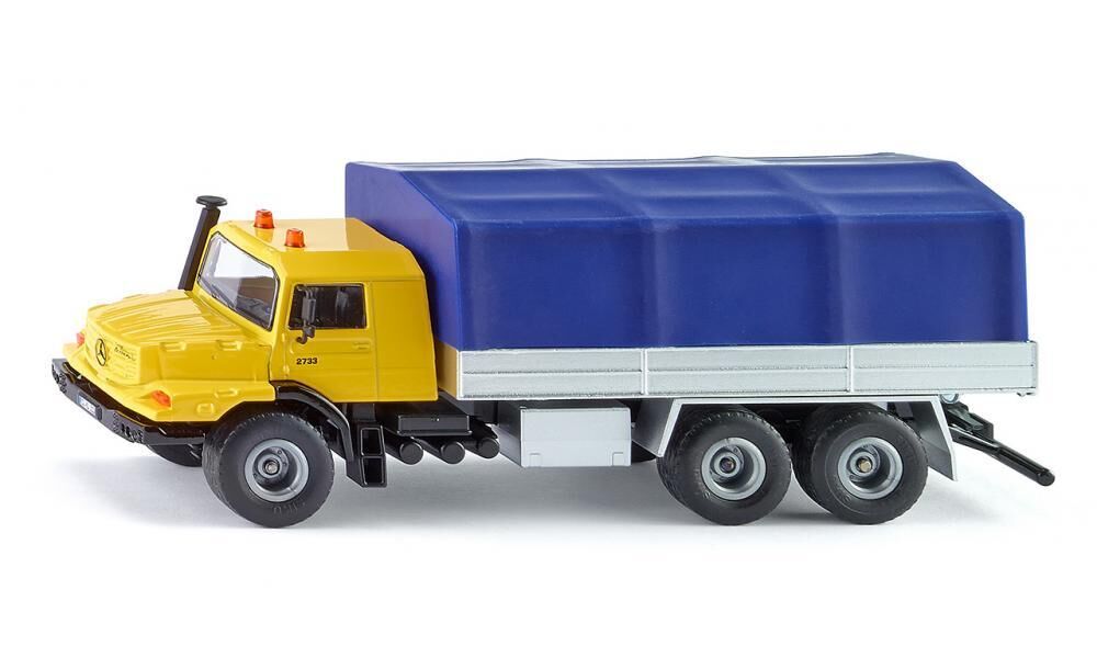 Buy Siku - Mercedes Benz with platform and canvas cover - 1:50 Scale